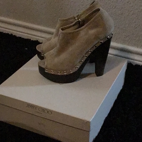 Jimmy Choo | Shoes | Jimmy Choo Urge Hazel Suede Clog Heels | Poshmark
